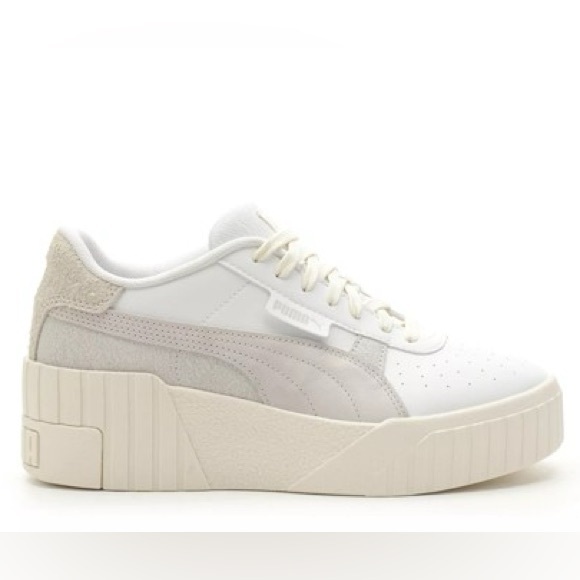 Puma | Shoes | Puma White And Cream Sneakers With Chunky Sole And ...